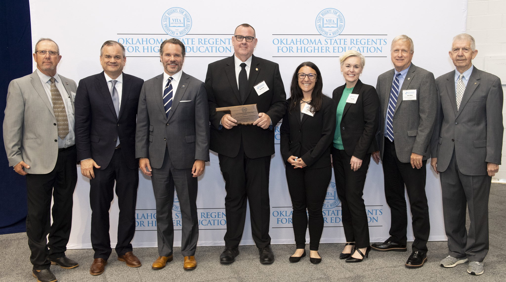 UCO Hosts, Awarded Regents Business Partnership Excellence Awards